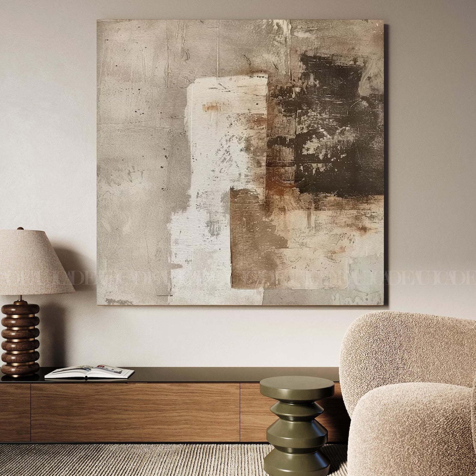 Dark Abstract Canvas print – Icadeau
